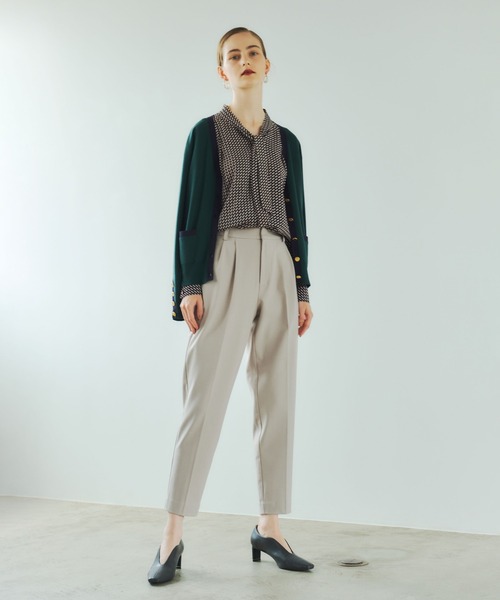 YECCA VECCA（イェッカヴェッカ）の「ジオメ柄ボウタイブラウス（シャツ/ブラウス）」 - WEAR