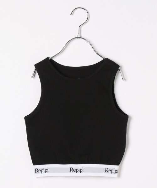 repipi armario（レピピ アルマリオ）の「スソロゴショートタンク(パッド付)（タンクトップ）」 - WEAR