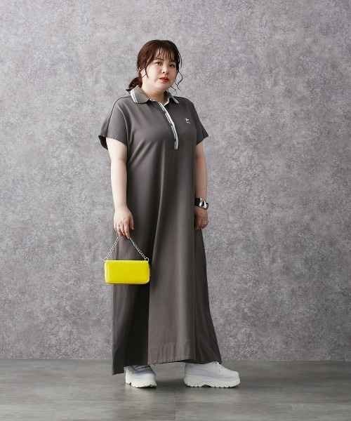 【セール】＜大きいサイズ＞ポロシャツワンピース GEVS.（ワンピース）｜GEVS.（ジェイヴィス）のファッション通販 - ZOZOTOWN