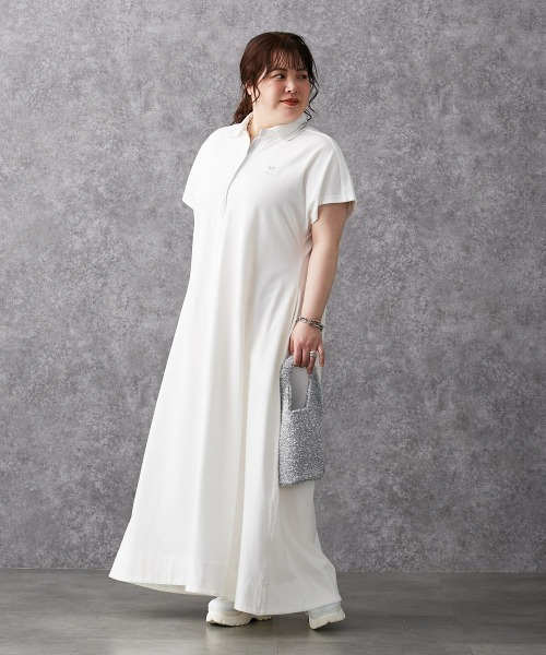 【セール】＜大きいサイズ＞ポロシャツワンピース GEVS.（ワンピース）｜GEVS.（ジェイヴィス）のファッション通販 - ZOZOTOWN