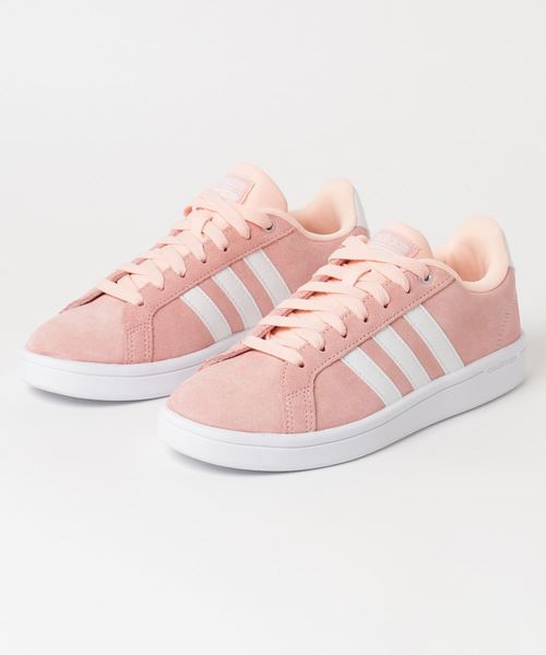 adidas（アディダス）の「adidas(アディダス)CLOUDFOAM STRIPES SUE W(クラウドフォームストライプススエードW ...