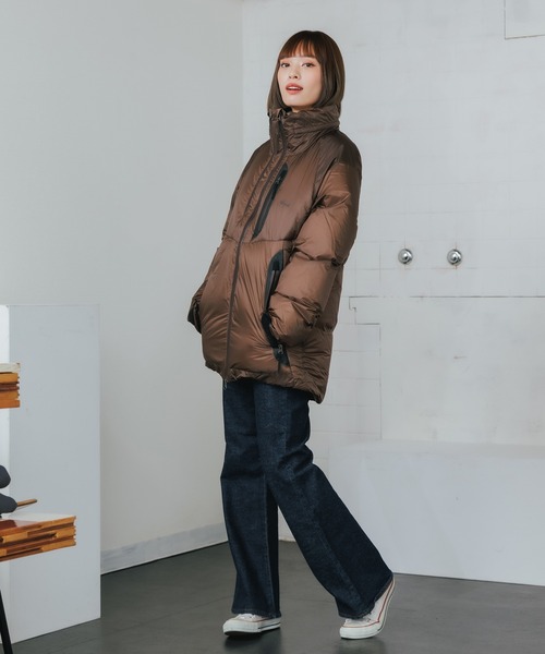 NANGA（ナンガ）の「NANGA/ナンガ AURORA LIGHT STAND COLLAR DOWN JACKET スタンドカラーダウンジャケット（ダウンジャケット/コート）」 - WEAR