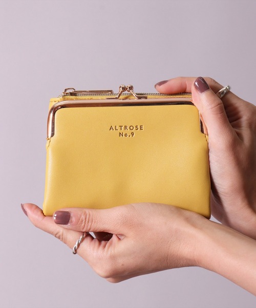 ALTROSE（アルトローズ）の「(RC)【ALTROSE】クラリス レザータッチ がま口 2つ折り 財布（財布）」 - WEAR