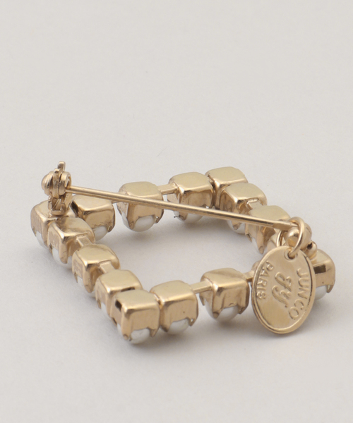 JUNCO Paris（ジュンコパリ）の「【Junco Paris/ジュンコパリ】square broach ブローチ（ブローチ/コサージュ ...