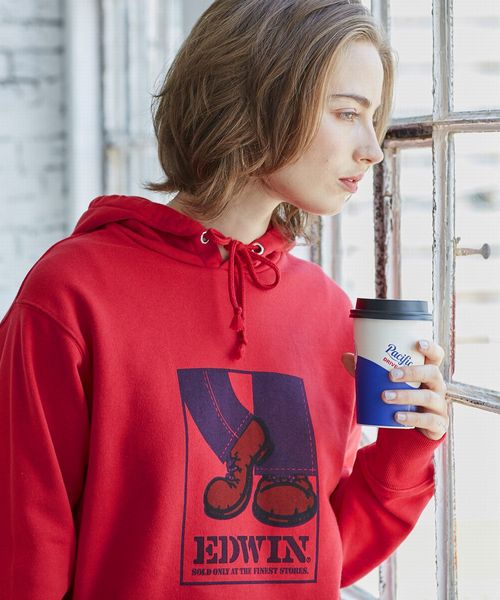 EDWIN（エドウィン）の「STEP MARK ビッグフーディー（パーカー）」 - WEAR