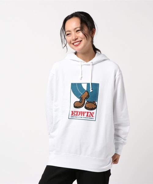 EDWIN（エドウィン）の「STEP MARK ビッグフーディー（パーカー）」 - WEAR