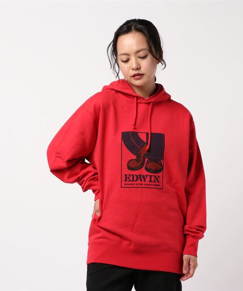 EDWIN（エドウィン）の「STEP MARK ビッグフーディー（パーカー）」 - WEAR