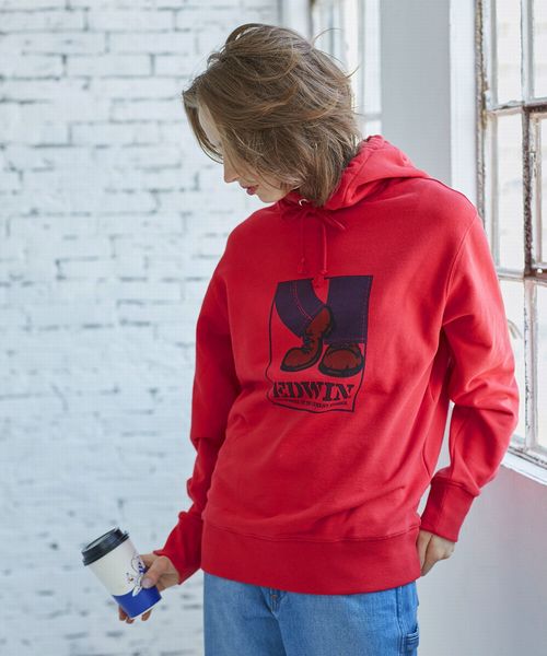 EDWIN（エドウィン）の「STEP MARK ビッグフーディー（パーカー）」 - WEAR