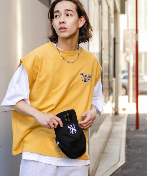 WEGO（ウィゴー）の「WEGO/アンサンブルスウェットベスト半袖T（アンサンブル）」 - WEAR