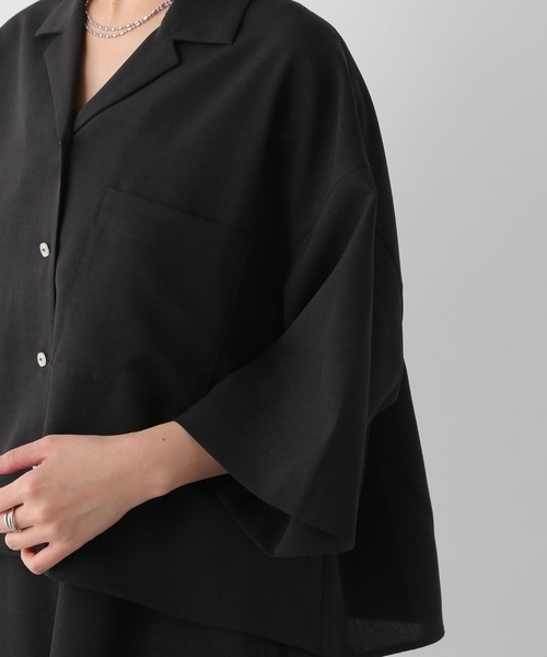 LEPSIM（レプシィム）の「オープンカラー5分袖シャツ 109920（シャツ/ブラウス）」 - WEAR