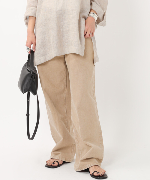 AP STUDIO（エーピーストゥディオ）の「【B SIDES DENIM/ビーサイドデニム】ベージュデニム（デニムパンツ）」 - WEAR