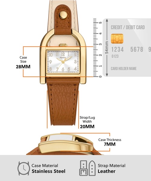 FOSSIL（フォッシル）の「Harwell ES5346（アナログ腕時計）」 - WEAR