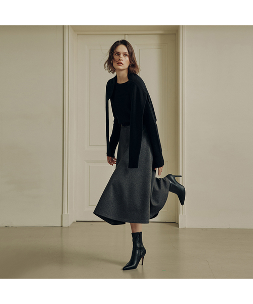 Lezero Cashmere Cape Knit Set / Black（ニット/セーター）｜ZEROSTREET（ゼロストリート）の ...