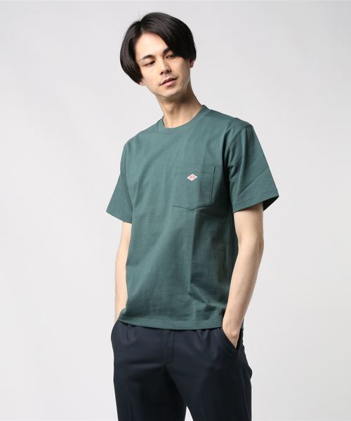 Danton（ダントン）の「【DANTON】ポケットTシャツ SOLID MEN（Tシャツ/カットソー）」 - WEAR