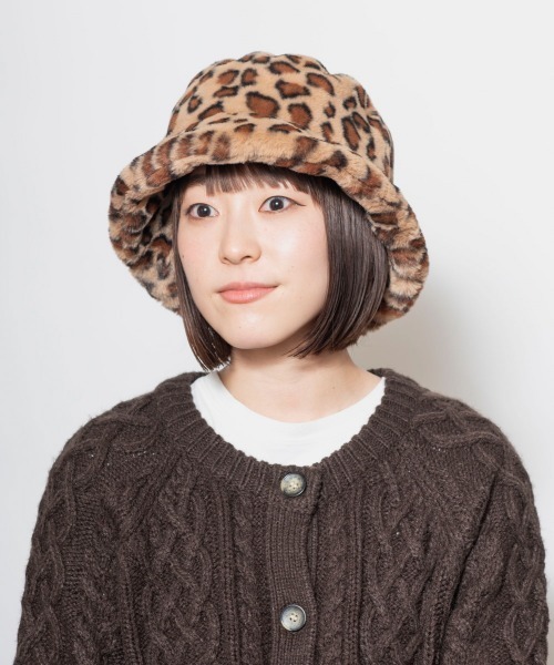 milsa（ミルサ）の「milsa Pattern Fur Bucket Hat（ハット）」 - WEAR