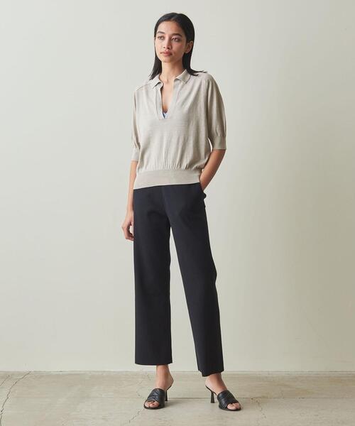 Steven Alan（スティーブンアラン）の「＜Steven Alan＞SILK COTTON SKIPPER NECK PULLOVER ...
