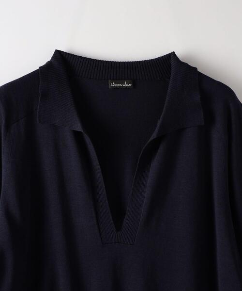 Steven Alan（スティーブンアラン）の「＜Steven Alan＞SILK COTTON SKIPPER NECK PULLOVER ...