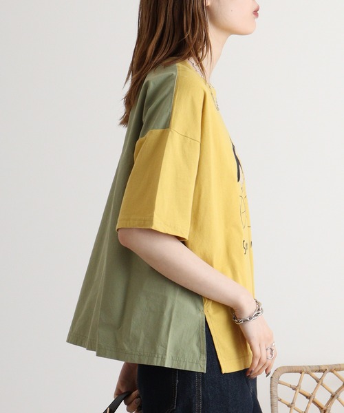 Emago（イマゴ）の「EMAGO ﾍﾟﾝｷﾞﾝｻｲｸﾘﾝｸﾞ刺繍T（Tシャツ/カットソー）」 - WEAR