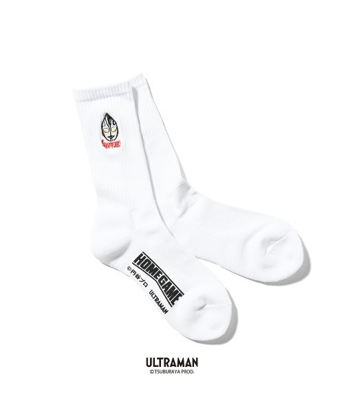 【セール】ホームゲーム【HOMEGAME】× ウルトラマンティガ【ULTRAMAN TIGA】- ウルトラマンティガクルーソックス ...