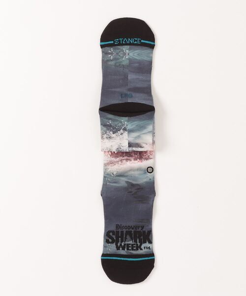 STANCE（スタンス）の「STANCE/スタンス キッズ ソックス SHARK WEEK(シャークウィーク)コラボモデル SHARK ...