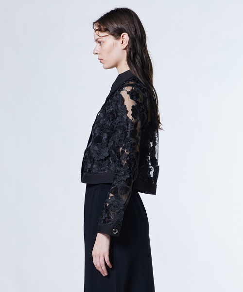 Sov.（ソブ）の「フラワー刺繍シャツジャケット（シャツ/ブラウス）」 - WEAR