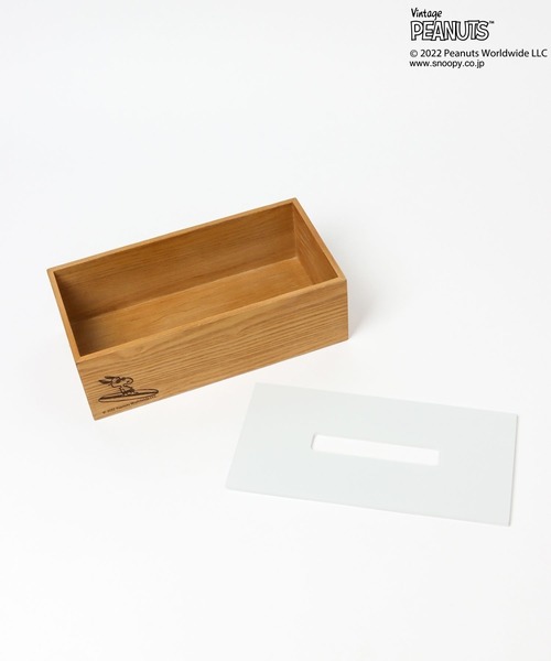 BAYFLOW（ベイフロー）の「【PEANUTS×BAYFLOW】ティッシュBOXカバー（インテリア雑貨）」 - WEAR