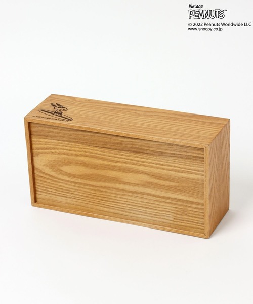 BAYFLOW（ベイフロー）の「【PEANUTS×BAYFLOW】ティッシュBOXカバー（インテリア雑貨）」 - WEAR