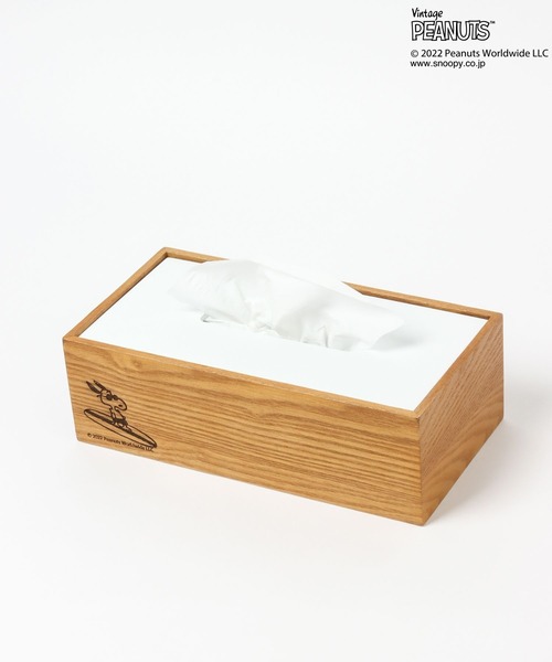 BAYFLOW（ベイフロー）の「【PEANUTS×BAYFLOW】ティッシュBOXカバー（インテリア雑貨）」 - WEAR