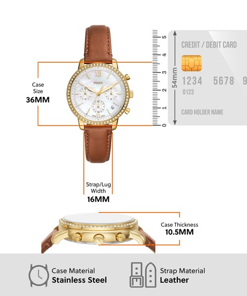 FOSSIL（フォッシル）の「Neutra ES5278（アナログ腕時計）」 - WEAR