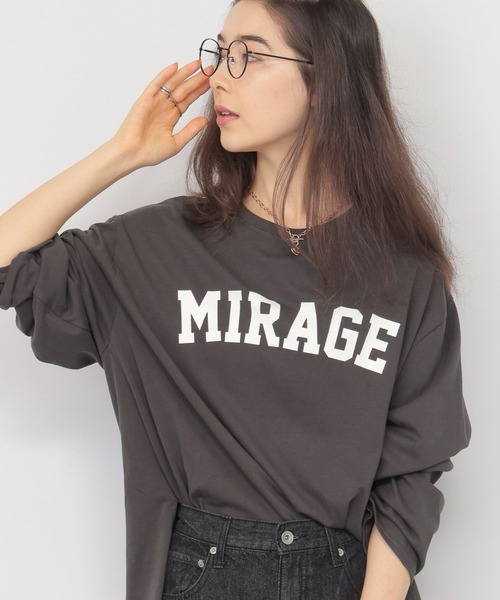 【セール】SALOON(サルーン)/MIRAGEロゴロンT【手洗い可】長袖 ロゴT（Tシャツ/カットソー）｜saloon（サルーン）の ...