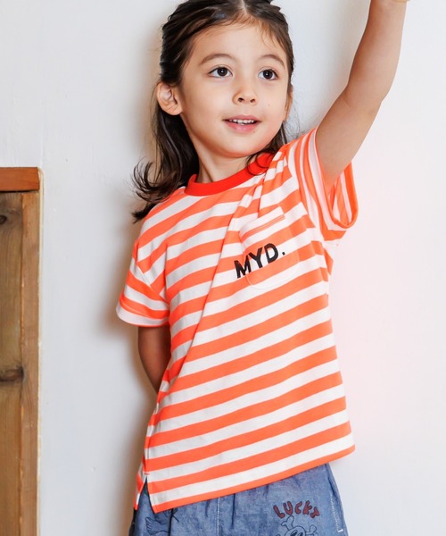 無地とボーダーMYDロゴ半袖Tシャツ 80～140cm（Tシャツ/カットソー）｜MAKE YOUR DAY（メイクユアデイ）のファッション通販 - ZOZOTOWN