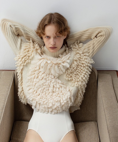 Landscape Intarsia Knit Top（ニット/セーター）｜leinwande（ライン