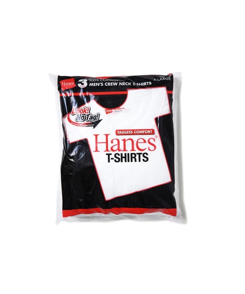 HANES（ヘインズ）の「Hanes 3P RED LABEL CREWNECK TEE（Tシャツ/カットソー）」 - WEAR