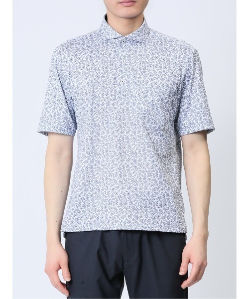 TAKA-Q（タカキュー）の「タカキューメンズ/TAKA-Q:MEN Biz クールパス カッタウェイ半袖 ビズポロ（ポロシャツ）」 - WEAR