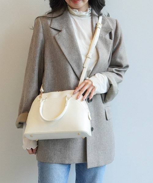 Jewelna Rose（ジュエルナローズ）の「JEWELNA by Jewelna Rose ラウンドミドルバッグ 16158（ハンドバッグ ...