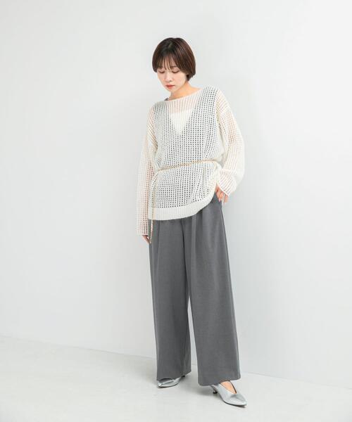 セール】イージーケアVネックオールインワン（サロペット