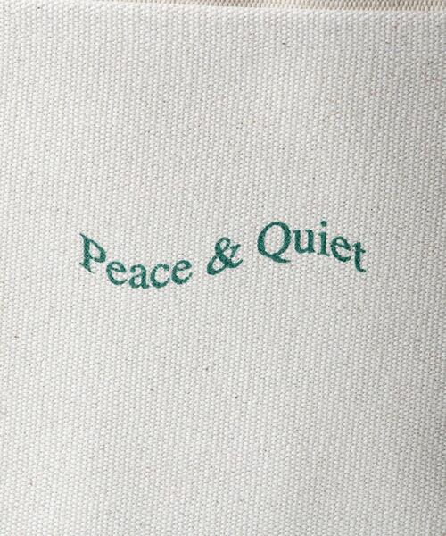 PEACE & QUIET（ピースアンドクワイエット）の「＜PEACE&QUIET (ピース＆クワイエット）＞ CVS TOTE/バッグ（トートバッグ）」 - WEAR