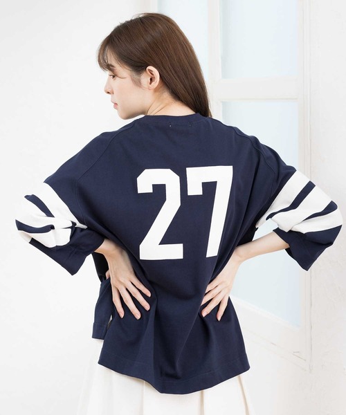 MILKFED.（ミルクフェド）の「SHOULDER LINE LS TEE（Tシャツ/カットソー）」 - WEAR