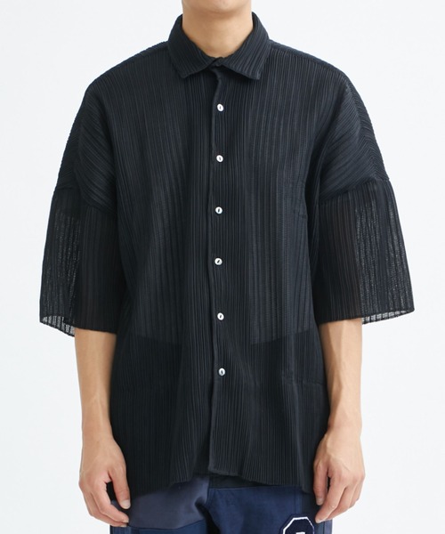 SHAREEF（シャリーフ）の「STUDIOUS別注 PLEATS S/S SHIRTS（シャツ/ブラウス）」 - WEAR