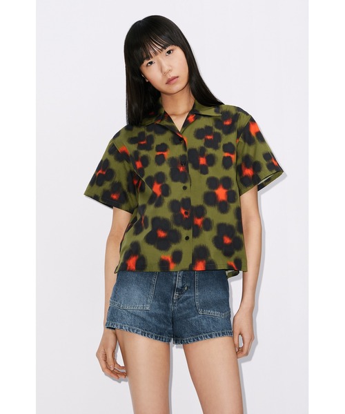 KENZO（ケンゾー）の「'Hana Leopard' ボクシー シャツ（シャツ/ブラウス）」 - WEAR