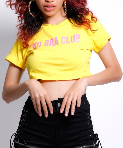 babyShoop（ベイビーシュープ）の「NO BRA CLUB半袖TOPS（Tシャツ/カットソー）」 - WEAR
