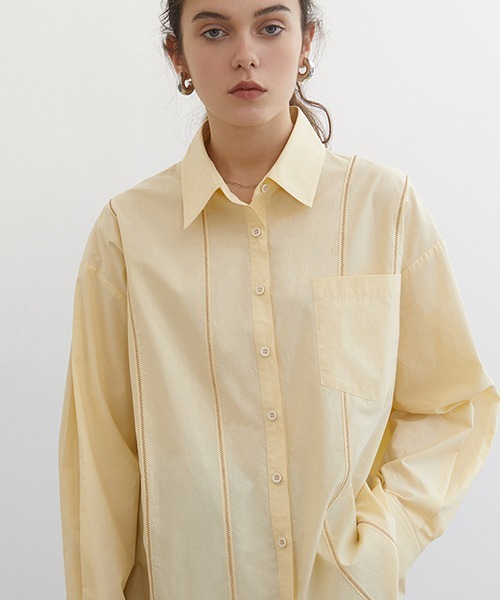 Fano Studios（ファノ ストゥディオズ）の「【Fano Studios】Color stitch striped shirt ...