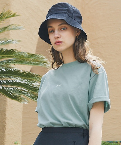 PURIL（ピュリル）の「【PURIL】ブランドロゴプリント オーバーサイズ半袖カットソー（Tシャツ/カットソー）」 - WEAR