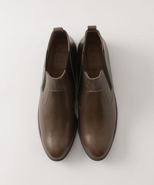 Steven Alan（スティーブンアラン）の「＜Steven Alan＞LEATHER FLAT SIDE GOA SHOES/ショート ...