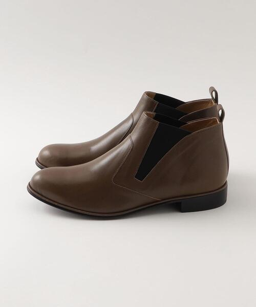 Steven Alan（スティーブンアラン）の「＜Steven Alan＞LEATHER FLAT SIDE GOA SHOES/ショート ...