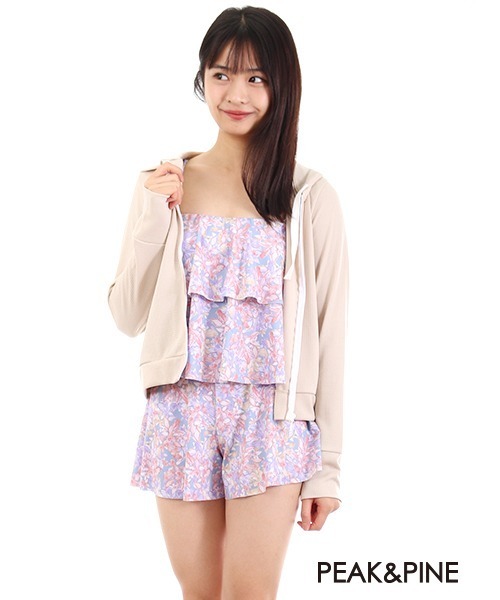 PEAK&PINE（ピークアンドパイン）の「花柄キャミソールビキニ 9Mサイズ｜PEAK&PINE（水着）」 - WEAR