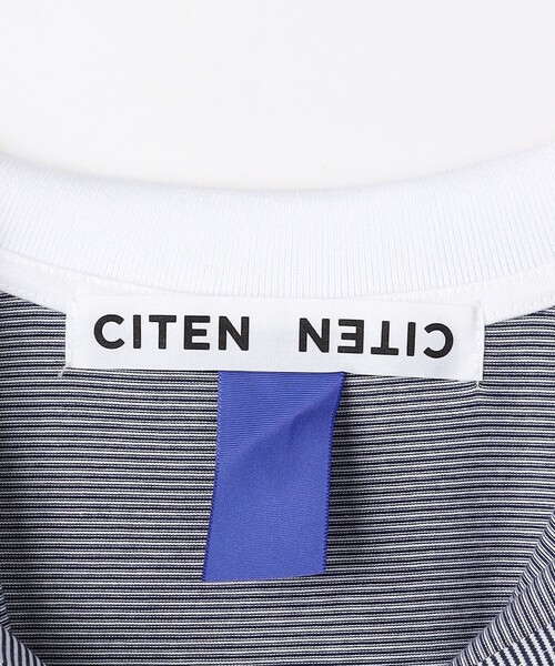 CITEN（シテン）の「＜CITEN＞ピンボーダー ポロシャツ（ポロシャツ）」 - WEAR