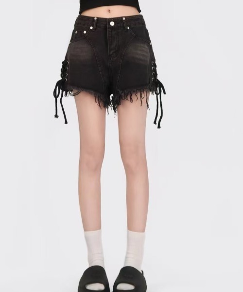 AsRiRe（アスリレイ）の「ストリートフリンジデニム（デニムパンツ）」 - WEAR