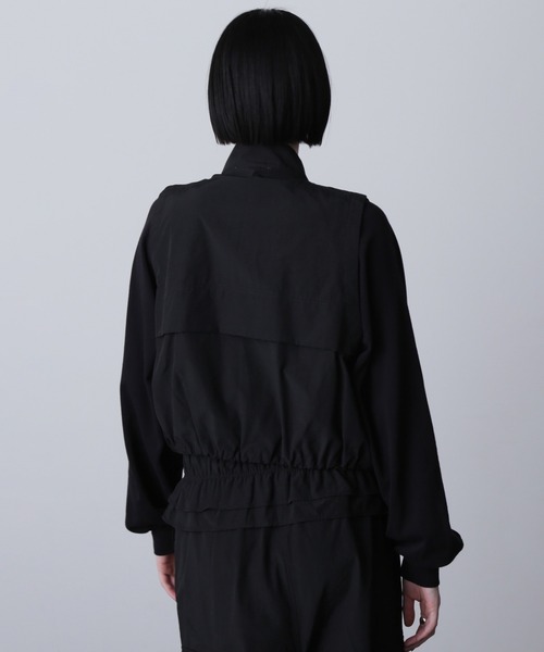 セール】(CREOLME)COTTON NYLON VEST（ベスト）｜ROSE BUD（ローズ