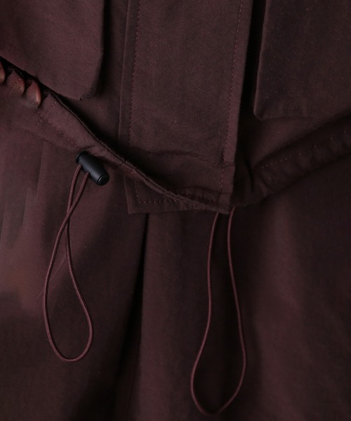 セール】(CREOLME)COTTON NYLON VEST（ベスト）｜ROSE BUD（ローズ